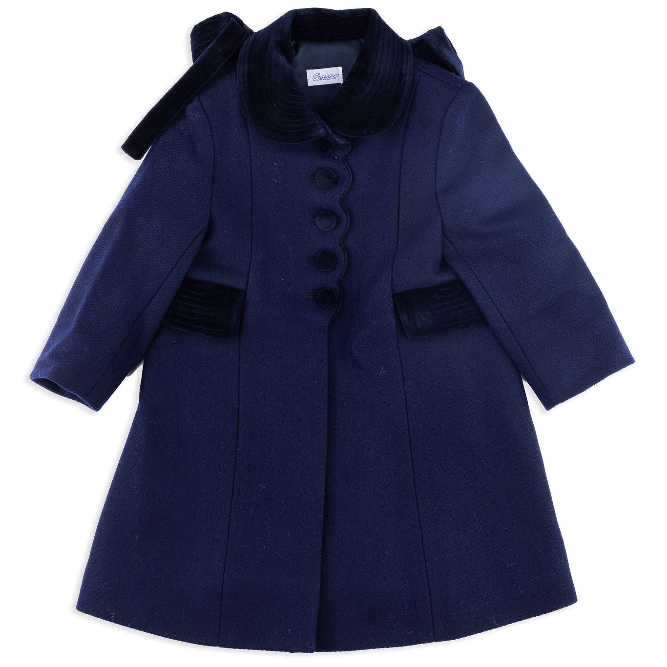 Navy Wool Coat – Bea Colette