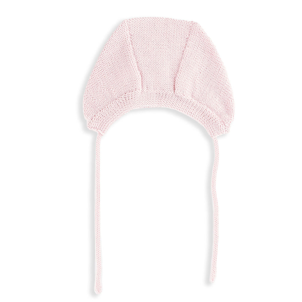 Light Pink Hat with Cableknit Detail – Bea Colette
